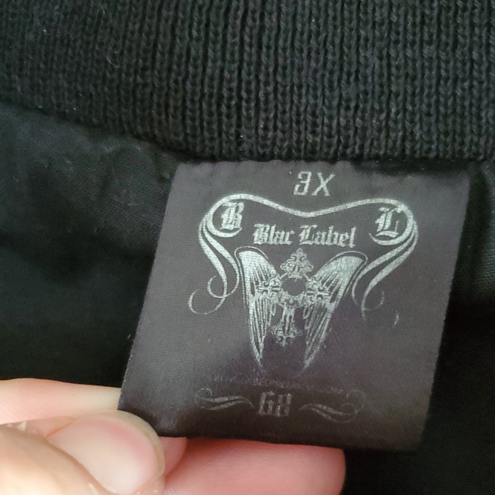 Blac Label Bomber Jacket In Black Embroidered Back Si… - Gem