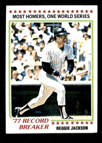 1978 Topps Reggie Jackson New York Yankees #7 | eBay