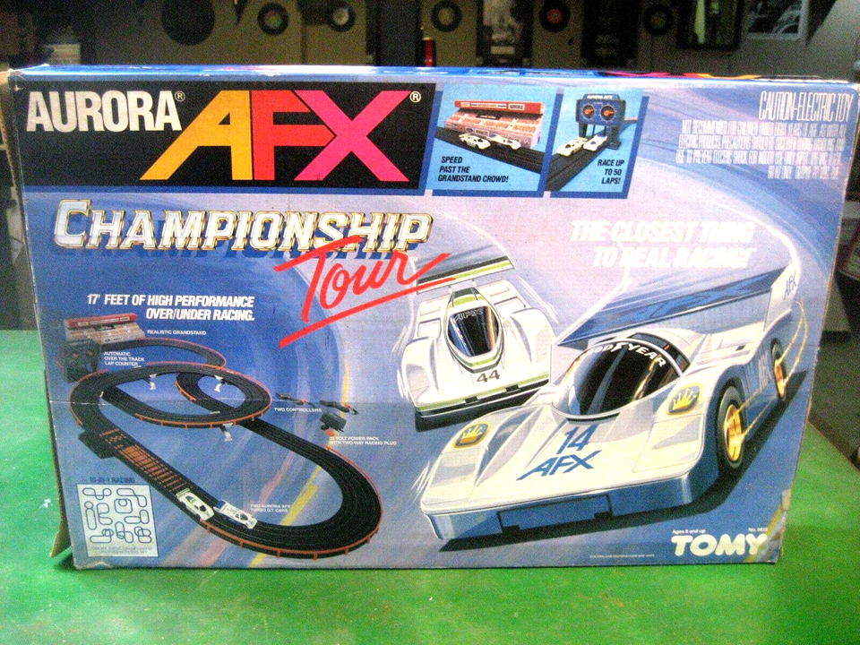 aurora AFX SET # 8615 Championship Tour cleaned/ tested/ working With G ...