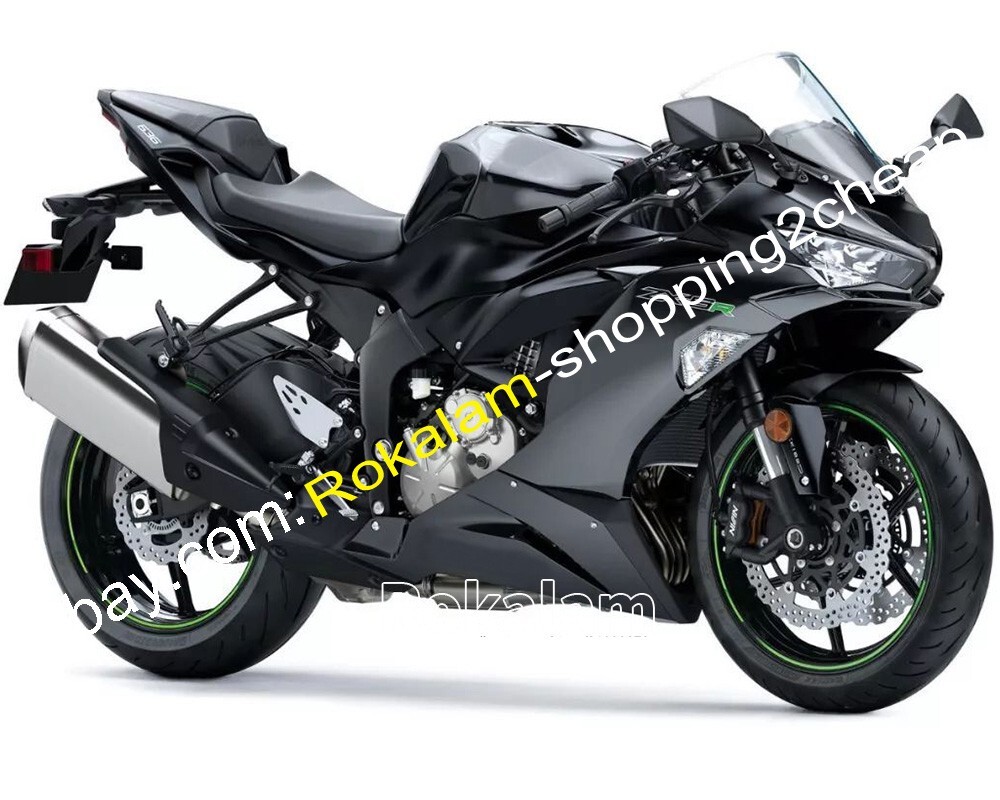 For Ninja ZX6R 2019 2020 2022 636 ZX636 ZX-6R Black Aftermarket Sports ...