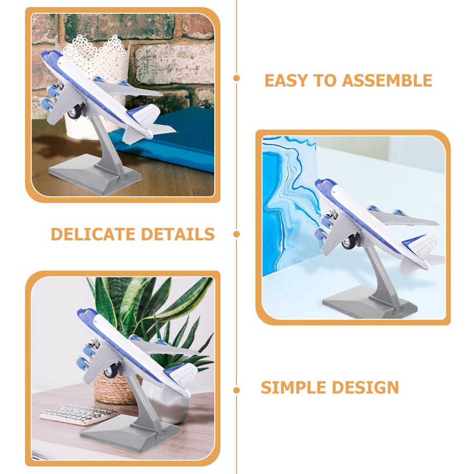 20 pcs Airplane Holder Plastic Display Stands Aircraft Model Display ...