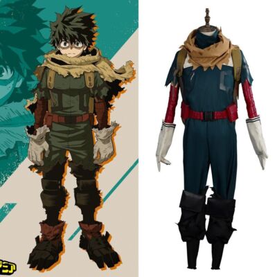 Anime My Hero Academia Midoriya Izuku Costume Cosplay Suit Handmade ...