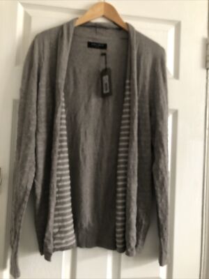 navy striped all saints Wherry cardigan For Men Size-S RRP-£88 | eBay UK