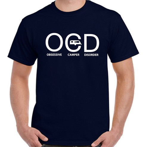 Caravan T-Shirt Ocd Obsessive Camper Désordre Hommes Drôle Remorque ...