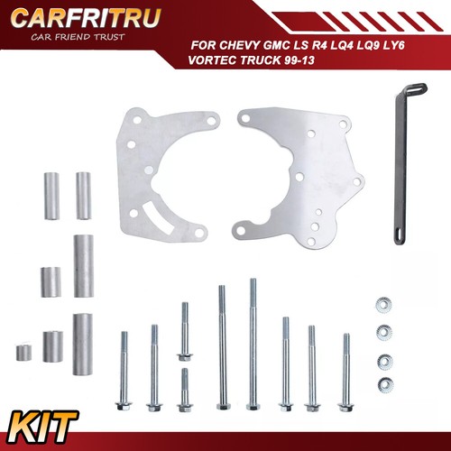 1 Set A/C Compressor Bracket for Chevy GMC LS R4 LQ4 LQ9 LY6 Vortec ...