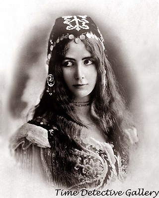 French Dancer and Model Cleo de Merode as a Gypsy - Historic Photo ...