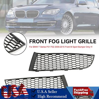 Front Bumper Lower Grille 51117903673 51117903674 Fit BMW F01 F02 2009 ...