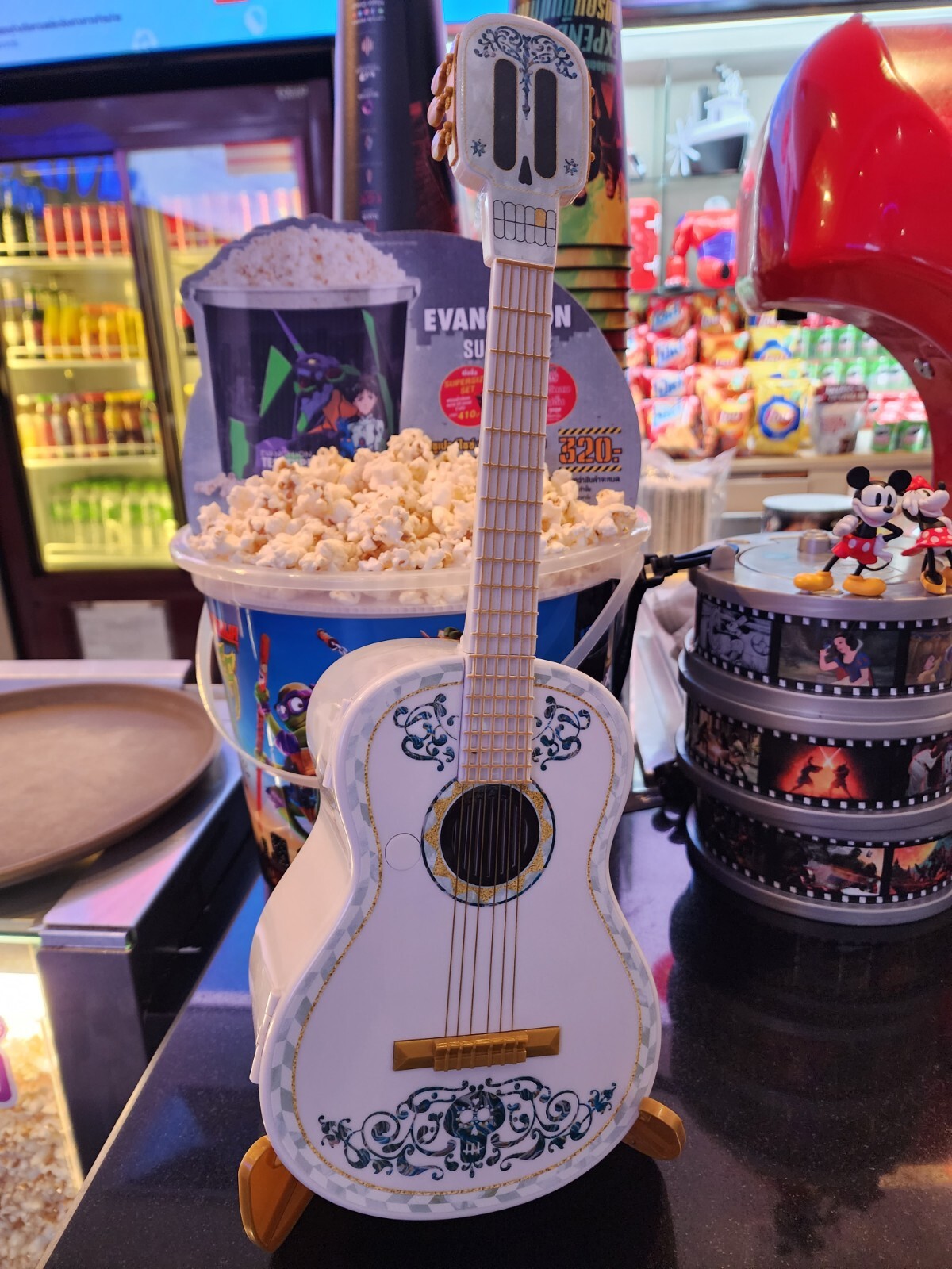 *New* COCO Guitar Popcorn Bucket Disney 100 Years | eBay