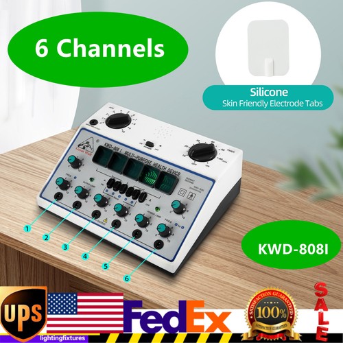 KWD-808 Electro Acupuncture Stimulator Therapy 6 Channel Acupuncture ...