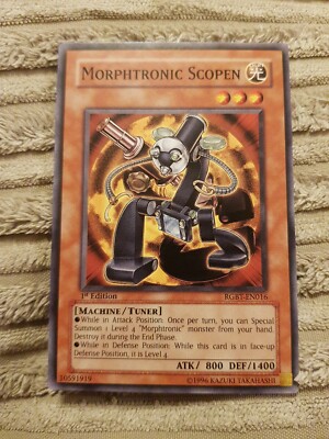 1x YuGiOh TCG Morphtronic Scopen RGBT EN016 Trading Card Game | eBay UK