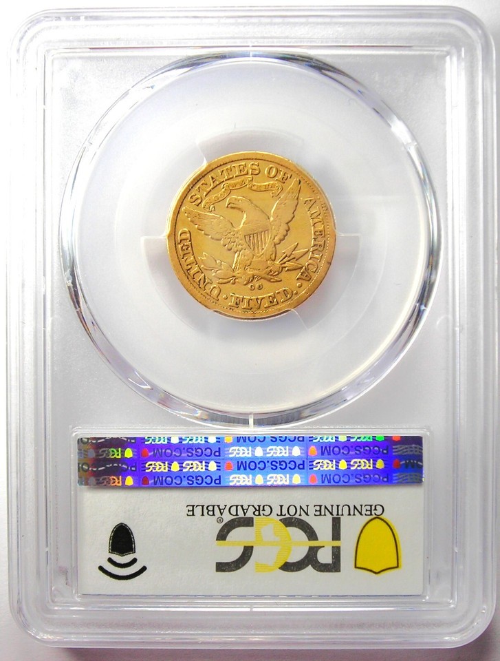 1880-CC Liberty Gold Half Eagle $5 Coin - PCGS VF Detail - Rare Carson ...