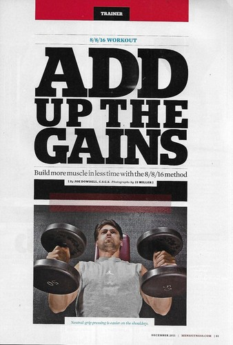 Men's Fitness Magazine Josh Holloway Workout Muscle Gain Steve ...