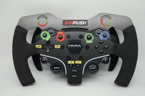 SIMPUSH MOZA R5 F1 GT3 SIMRacing Carbon Fiber Sim Wheel MOD DIY | eBay UK