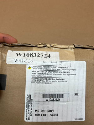 W10832724 New OEM GENUINE Whirlpool Washer Drive Motor - 11021492310 | eBay