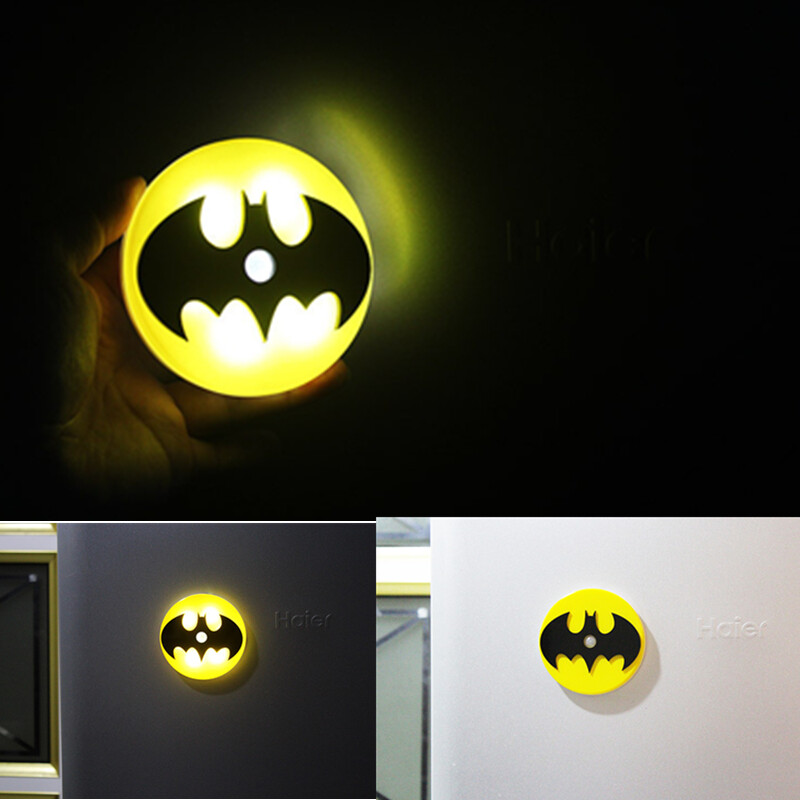 2022 The Batman Night Light LED Human Body Induction Lamp Xmas Kids ...
