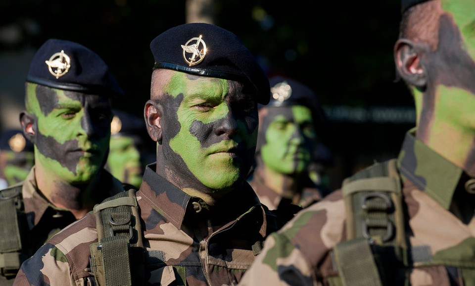 COMMANDO ENTRAINEMENT N°7 French INSIGINA BERET HAT Patch ARMY FOREIGN ...