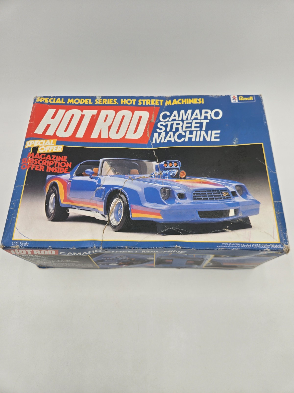Vintage Revell Chevrolet Camaro Street Machine Hot Rod Model Kit 1/25 ...