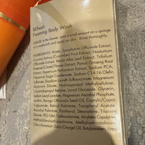 Arbonne NutriminC Re9 foaming body wash Full Sz 6.70 Fl. oz 200 ML New ...