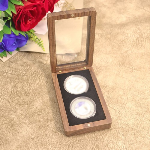 Functional and Chic Coin Display Holder Made from Premium Walnut ...