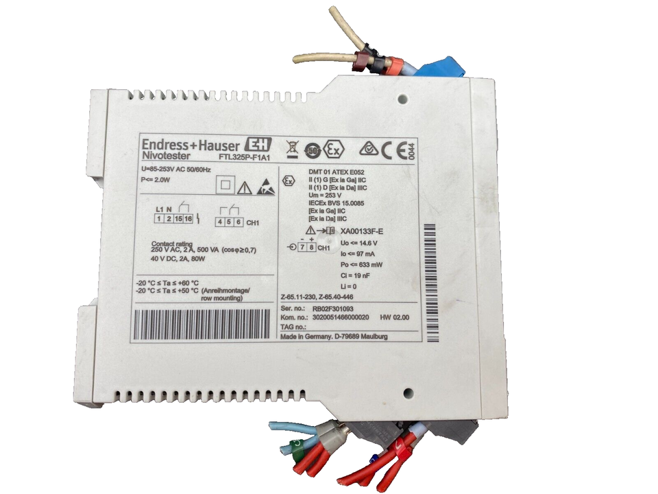ENDRESS HAUSER FTL325P FTL325P-F1A1 NIVOTESTER ATEX | eBay