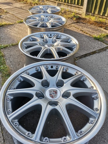 Porsche 911 996 986 Boxster BBS GT3 Split rims 18" 9 / 10 J Alloy ...