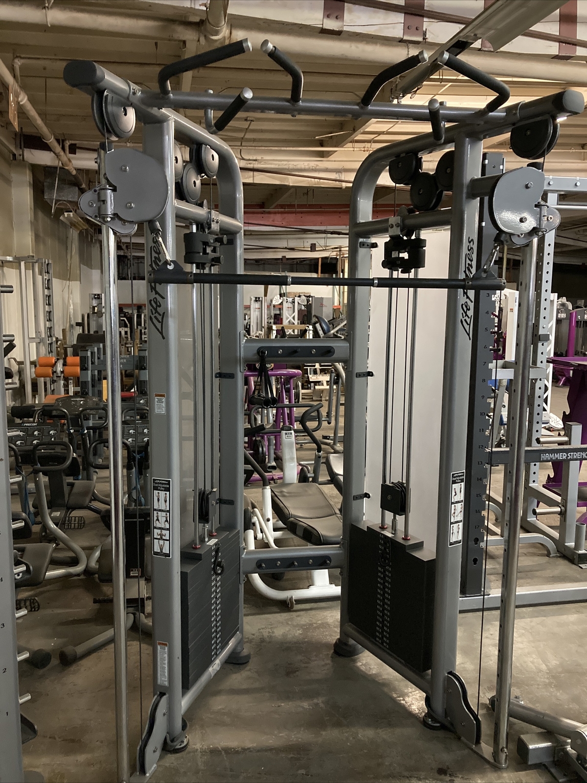 Life Fitness Signature Series Dual Adjustable Pulley DAP Cable Motion ...