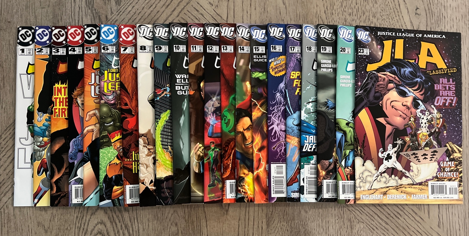Lot Of 21 JLA CLASSIFIED 2005 Justice League of America NM #1-20, #23 ...