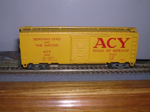 ATHEARN #1212 A.C.Y. "Yellow" 40' AAR Box Car #3247 Built-up w/Kadees 1 ...