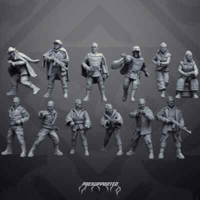 Shepard insurgents (12) Star Wars Legion Scale/Roleplay resin ...
