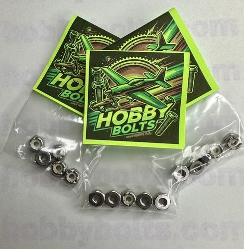 Hobby Bolts #6-32 Nylon Insert Hex Locknut. Qty:3 Packs. RC Car, Micro ...