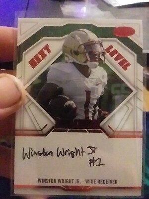Winston Wright Jr 🔥 Next Level Signatures On Card Autograph 2024 Sage ...