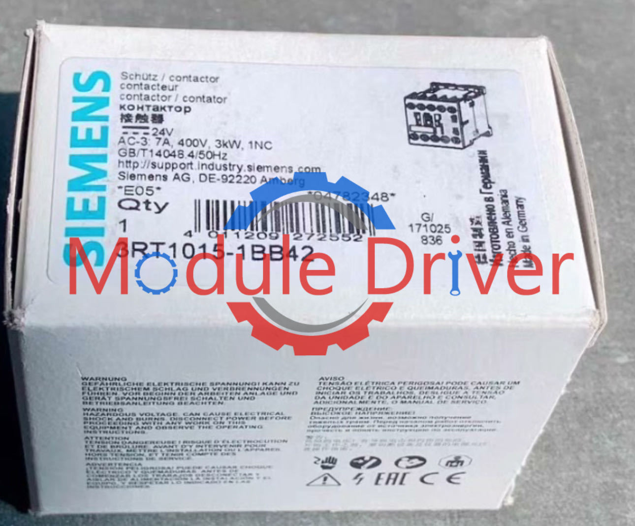 Siemens 3RT1015-1BB42 Contactor New One Free Shipping 3RT1 015-1BB42 | eBay