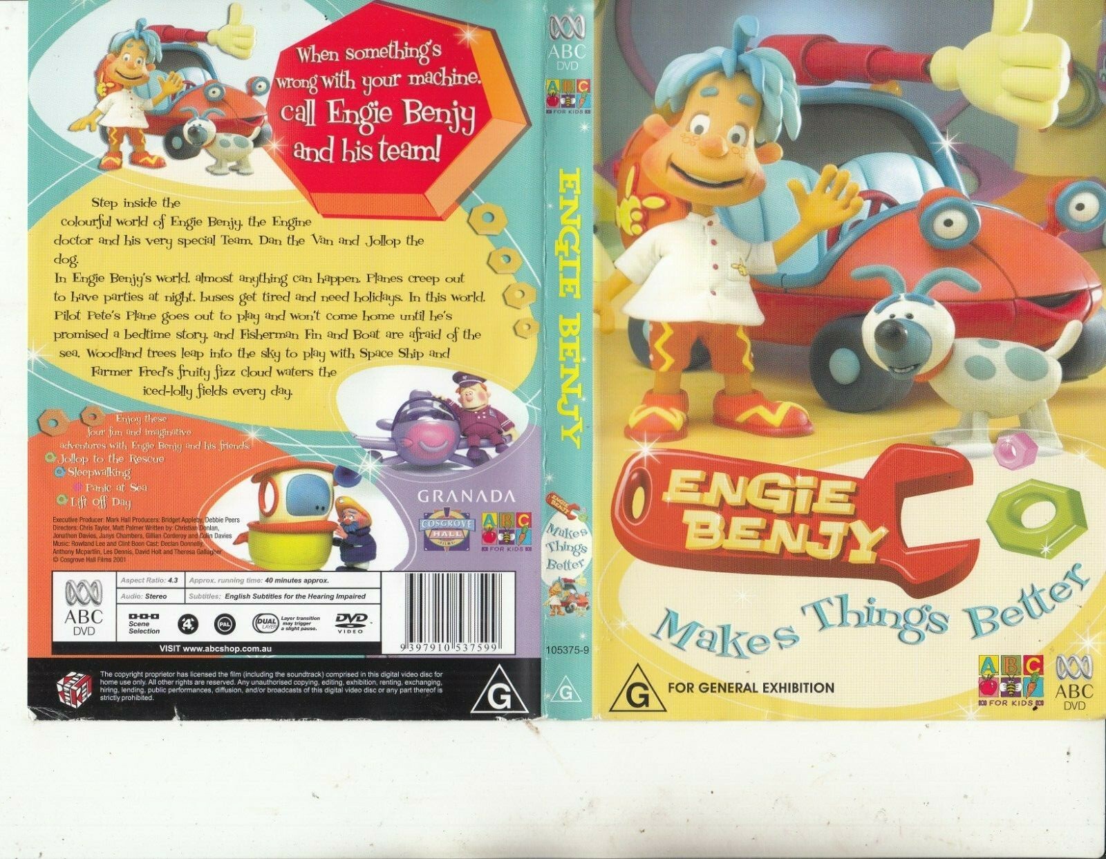 Engie Benjy-Makes Things Better-[4 Episodes]-Animated EB-DVD | eBay