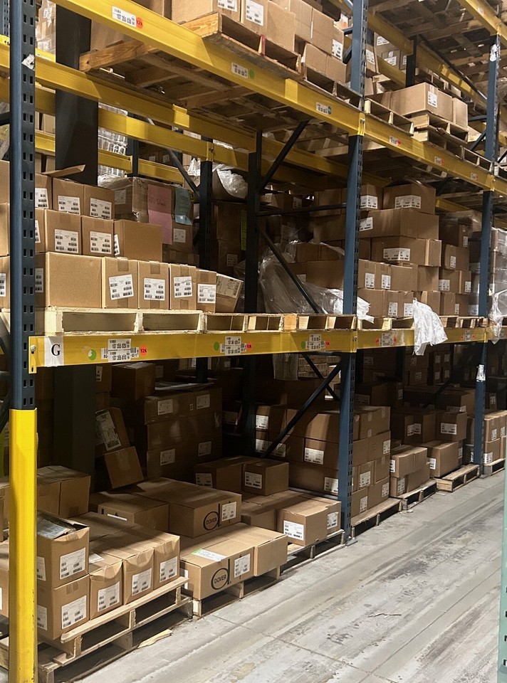 Unarco SuperPost 36" x 20' Pallet Rack Upright Box Frame T-Bolt Racking ...