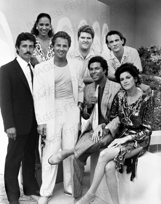 8x10 Print Don Johnson Phillip Michael Thomas Miami Vice Cast 1984 ...