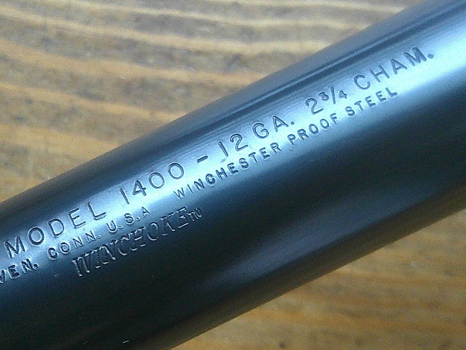 Winchester 1400 Barrel 12GA Gauge 28" 2-3/4" WINCHOKE W/ Imp Cyl Choke ...