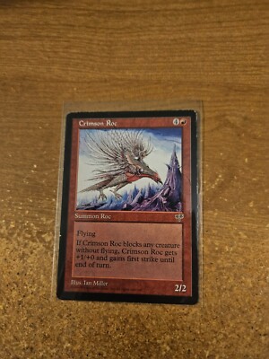 MAGIC THE GATHERING MIRAGE UNCOMMON CRIMSON ROC MODERATELY PLAYED | eBay