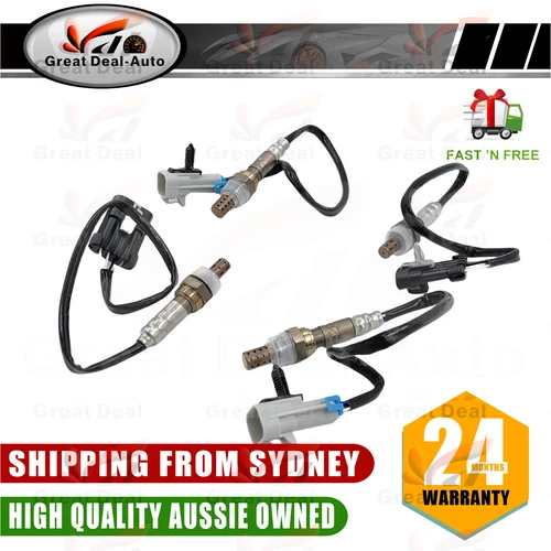 4X O2 Oxygen Sensor for Holden Commodore VE SS V Redline 6.0L V8 2006 ...