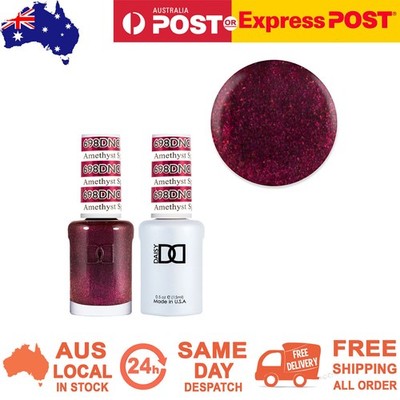 DND 698 Amethyst Sparkles - Daisy Collection Nail Gel & Polish Duo 15ml ...