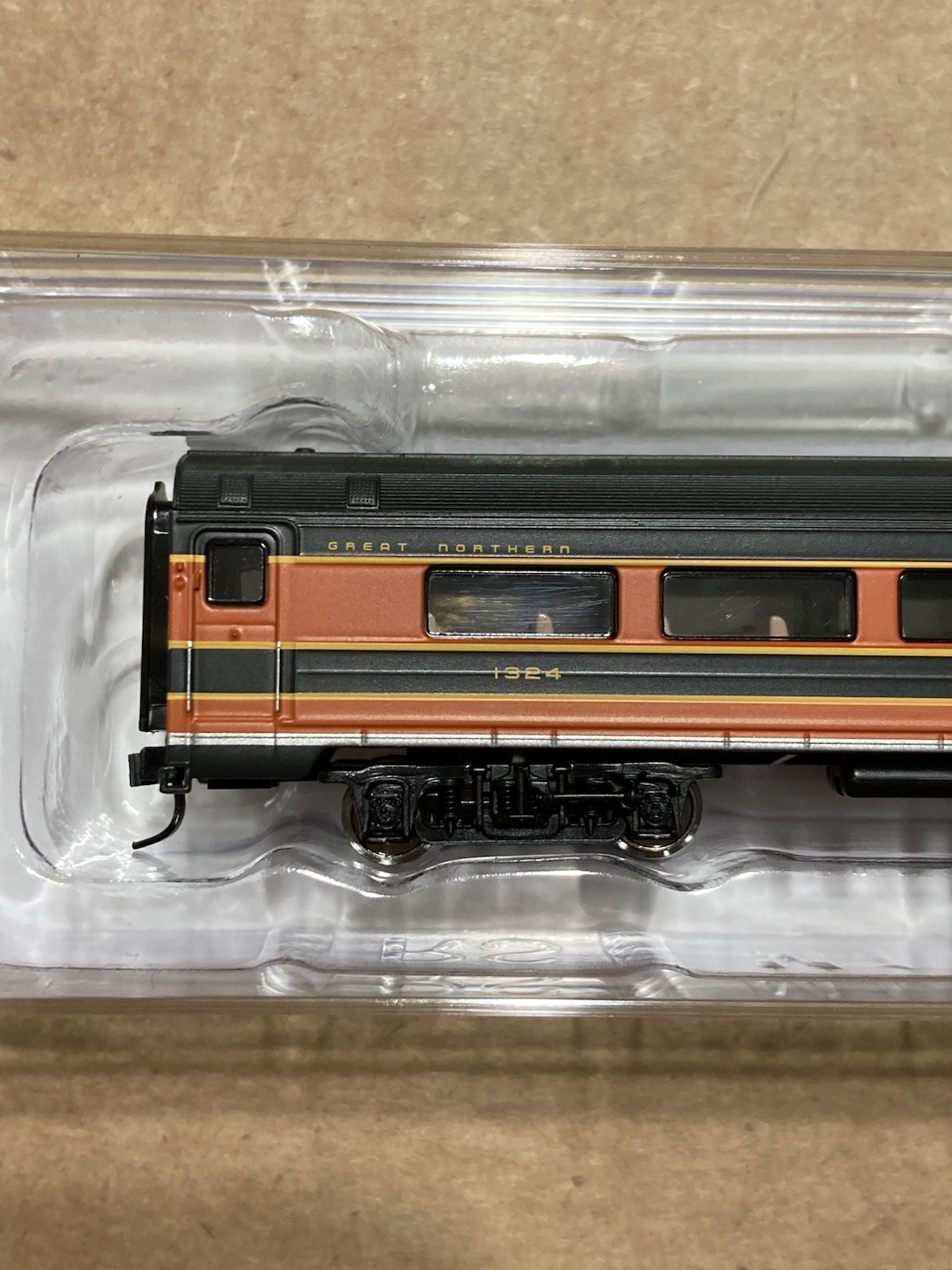 Lowell Smith / RailSmith N Scale Great Northern Dome Coach #1324 | eBay