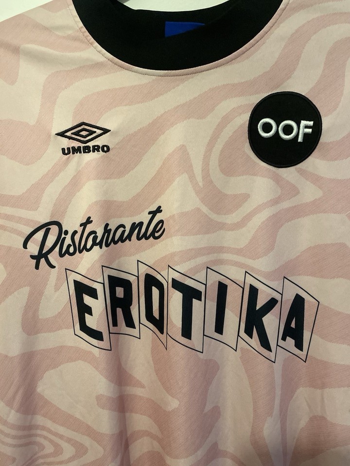 OOF x Juno Calypso Ristorante Erotika Football Shirt. Size Medium | eBay UK