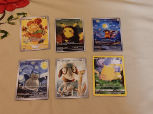6 Starry Night Pokemon x Van Gogh Promo Card - NM | eBay