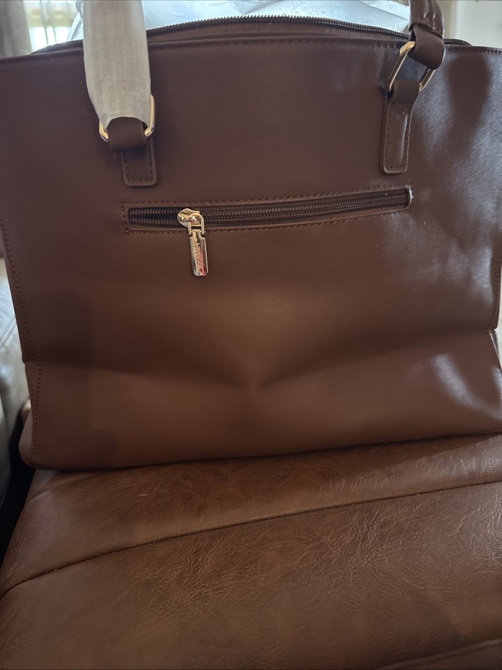 LOVEVOOK Laptop Bag 15.6 Inch Tote Bags Waterproof Leather Business Bag ...