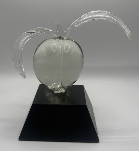 Vintage Famous the Frabel Peach Fs Studio Handblown Glass Sculptures ...