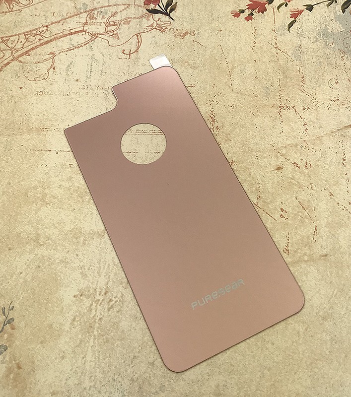 ROSE GOLD PureGear Rear/Back Tempered Glass Protector for iPhone 6/7/8 ...