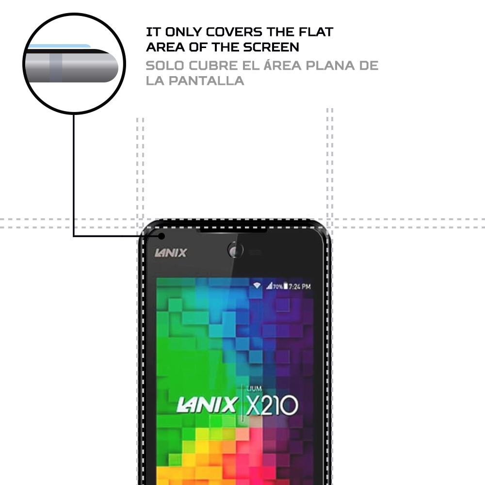 ANTISHOCK Screen protector for Lanix Ilium X210 | eBay Australia