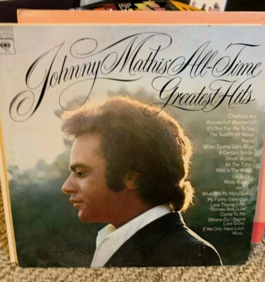 Johnny Mathis' All-Time Greatest Hits 2LP Columbia vg 2 album set and ...