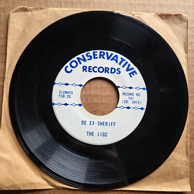 THE JIGS De EX Sheriff/Dixie Country Style 45 7" Record Vinyl Records ...