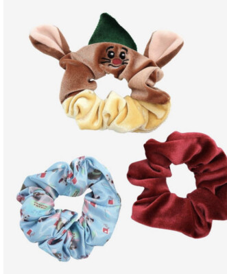 Disney Cinderella Gus Gus 3D Ears Scrunchie Hair Set New | eBay