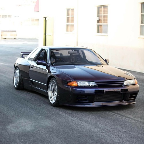 RB Style Carbon Fiber Glossy For Nissan R32 Skyline GTR Front Bumper ...